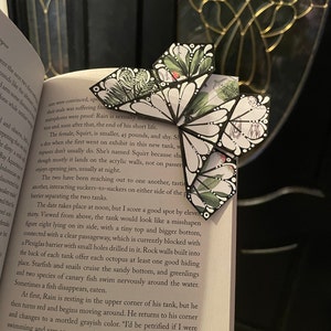 Paper Origami Butterfly Corner Bookmark Choose Your Own - Etsy