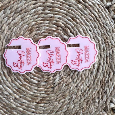 One First Birthday Tags Thank You for Coming to Celebrate Love ...