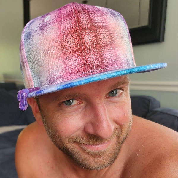 Slime Green Glass Trippy Drippy Hat Brim Pin - Etsy