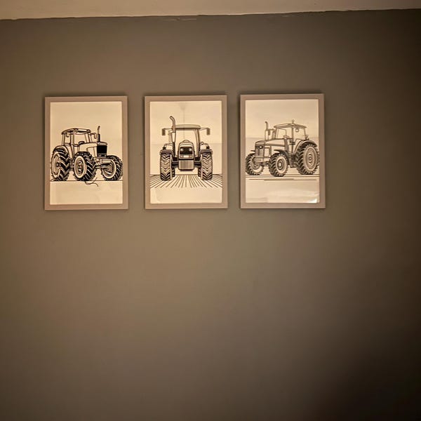 Barber Decor Set - 3 Barbers Posters | Haircut Shop Print | Men's ...