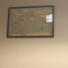World Map - Rustic Style | Uncustomized | Old Style Wall Map | Map ...