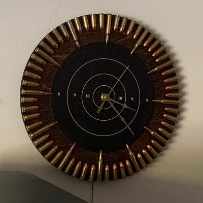 Original Dark Walnut Hybrid Bullet Clock. the Perfect Gift for the Hard ...