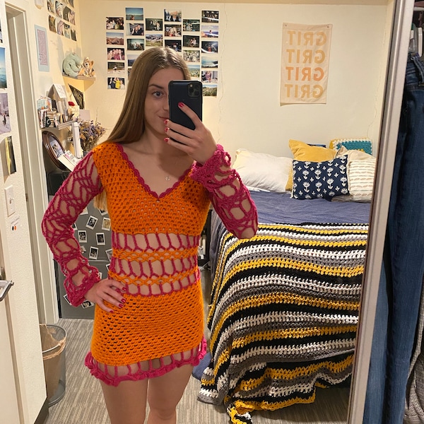 Hand Crocheted Felicity Shagwell Costume - Etsy