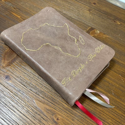 Cinnamon Custom Genuine Leather Bible - Etsy