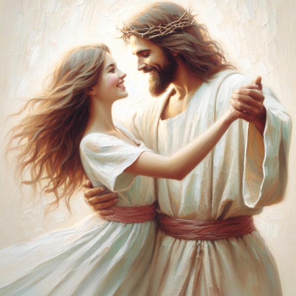 Jesus Hugging Woman, Christian Art, Jesus With Girl, Jesus Heals Woman ...
