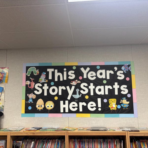 Back to School Bulletin Board Kit | Storybook Classroom Theme ...