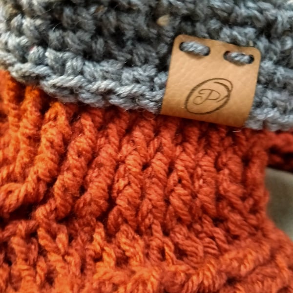 Custom Labels, Center Fold Labels, Faux Leather Labels, Faux Leather ...