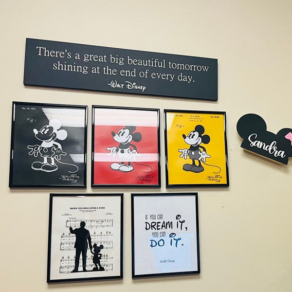 Walt Disney Sign / There is a Great Big Beautiful Tomorrow ...