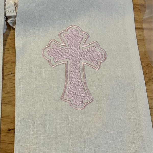 Christian Cross Embroidery File Download, 6 Sizes, Catholic Cross ...