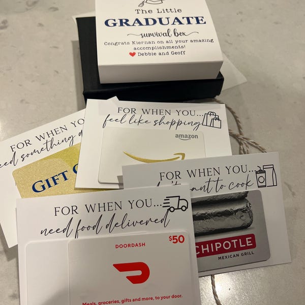 Graduate Gift Card Book, High School or College Graduation Gift ...