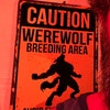 Werewolf Sign, Werewolf Breeding Area, Werewolf Gift, Urban Legends ...