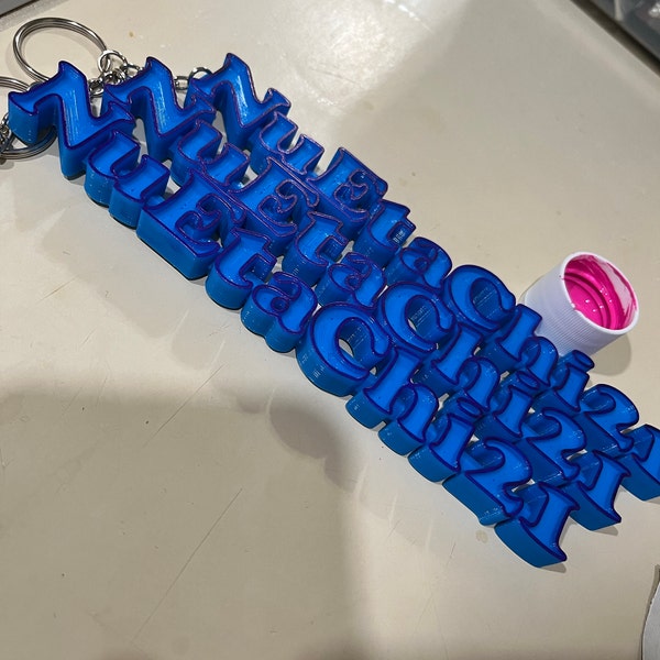 Personalized Custom Name Tag, Keychain, Keyring, Zipper Pull, Luggage ...