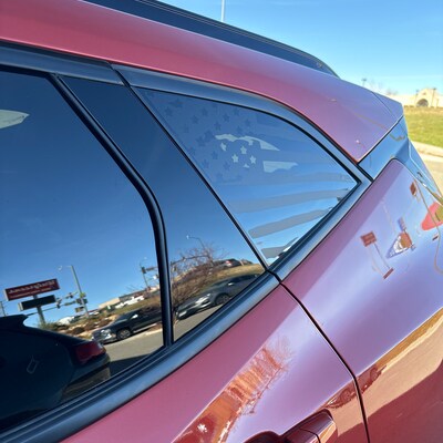 Dodge Challenger Distressed American Flag Window Decals Fits - Etsy