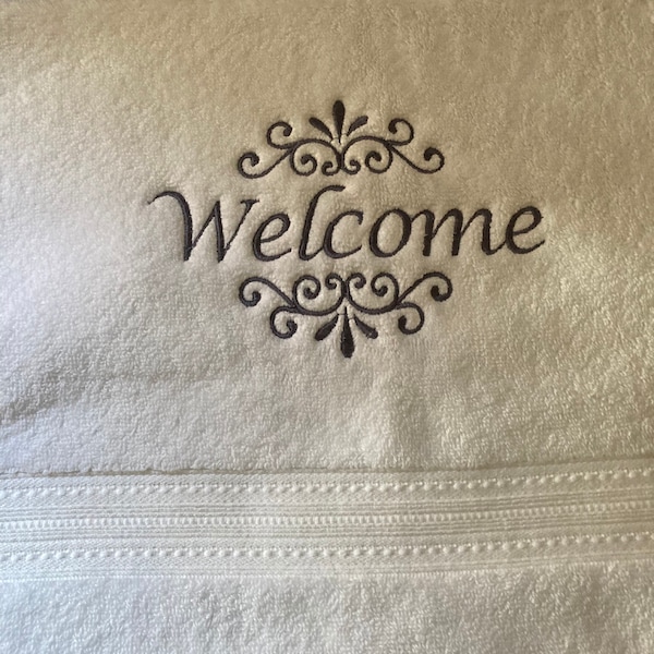 Welcome Embroidery Machine Design - Etsy
