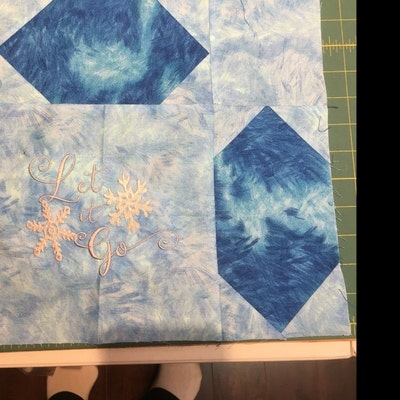 Let It Go Embroidery Design Instant Download - Etsy