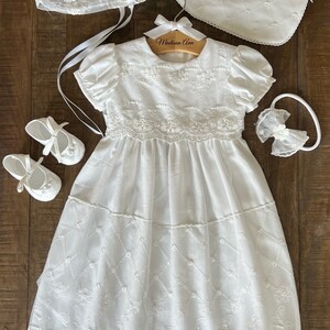 Kennedy Gown, Lace Christening, Lace Baptism,lace Blessing,cotton 3D ...