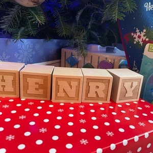 Personalized Wooden Blocks Name Blocks Alphabet Baby | Etsy