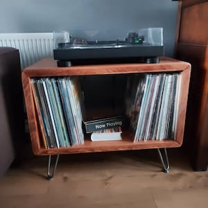 DJ Stand Record Player Sideboard Vinyl Unit | Etsy UK