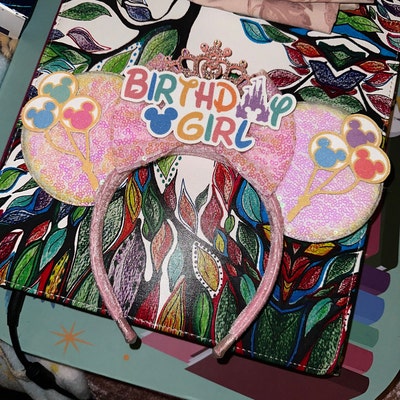 Birthday Girl Crown Ears, Mickey Ears, Minnie Ears, Birthday Ears ...