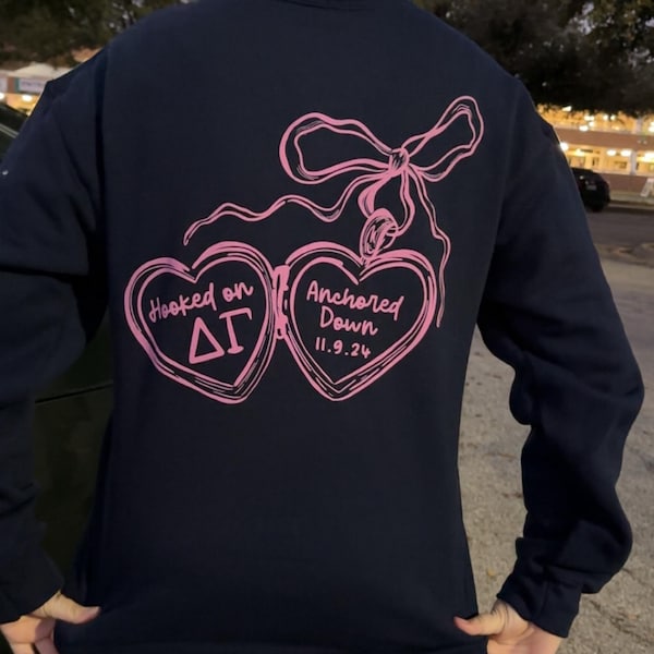 Custom Locket Sweatshirt: Trendy College Apparel, Personalized Gift - Etsy