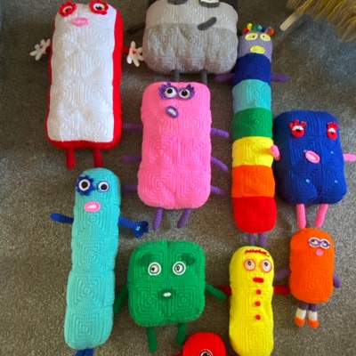 Numberblocks 1-10 Crochet Pattern for Soft Toys US / RIGHT HANDED - Etsy UK