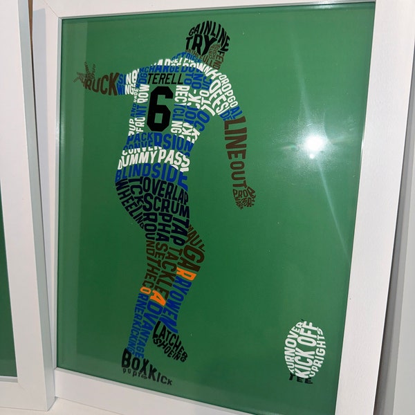 Field Hockey Goalie Word Art Print, Customize With Name & Number and in ...