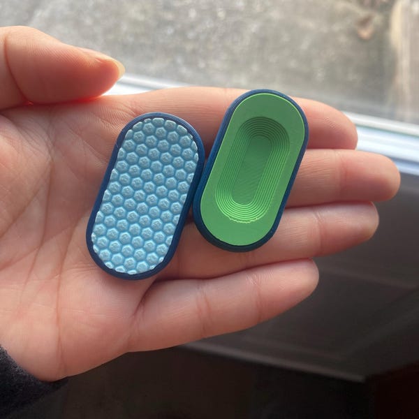 Fidget Holder Keychain 3D Printed Slider Carrier for the Pill - Etsy