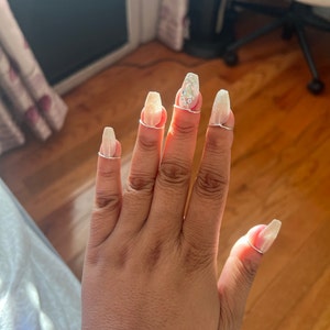 Wudu Nail Rings for Halal Nails, Adjustable and Reusable, Press on ...