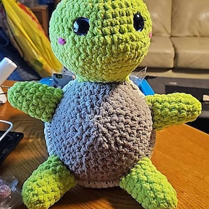NO-SEW Turtle Plush Crochet PATTERN - Etsy