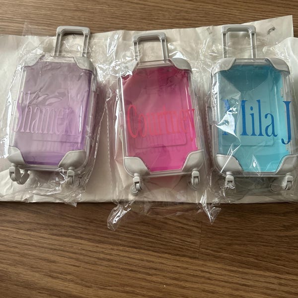 Small and Mini Suitcase Favors - Etsy