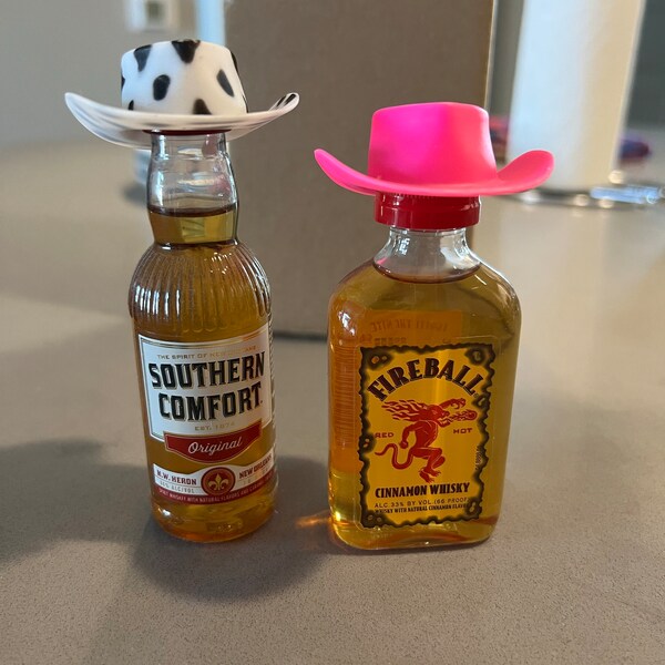 Mini Cowgirl Hat Shooter Toppers | Bachelorette Party Favors - Etsy