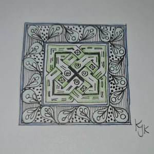 Mandala Workbook, Pen & Pencil Kit - Etsy