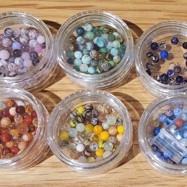 1000 Miniature Glass Marbles by Rebecca Hooper - Etsy