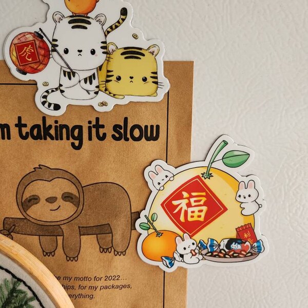 Boba Cats Sticker | Kawaii Cat Boba Die-cut Vinyl Sticker for Reusable ...