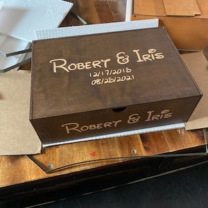 Custom Memory Wooden Laser Engraved Box Wood Gift Box - Etsy