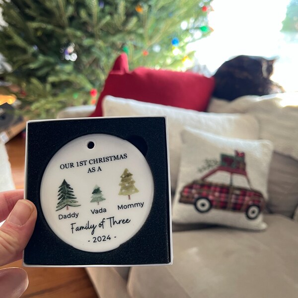 Promoted to Grandpa Ornament New Grandpa Baby Announcement First Time ...