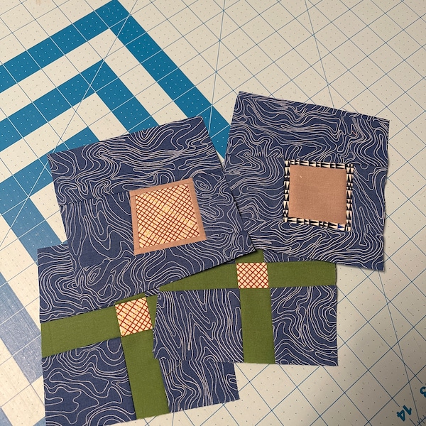 Modern Quilt Pattern Tilted Tiles, a Semi-improv Quilt Pattern by Felt ...