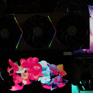 White Color Sleeved PC Psu Extension Cable Cpu Gpu Sata | Etsy