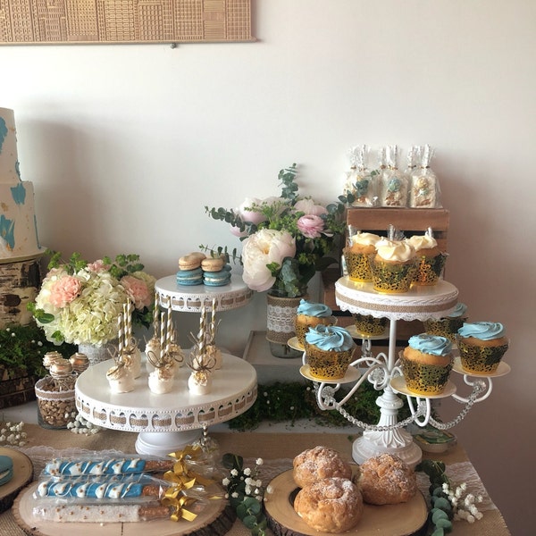 10 Metallic Gold Cupcake Wrappers, Gold Cupcake Liners, Gold Foil ...