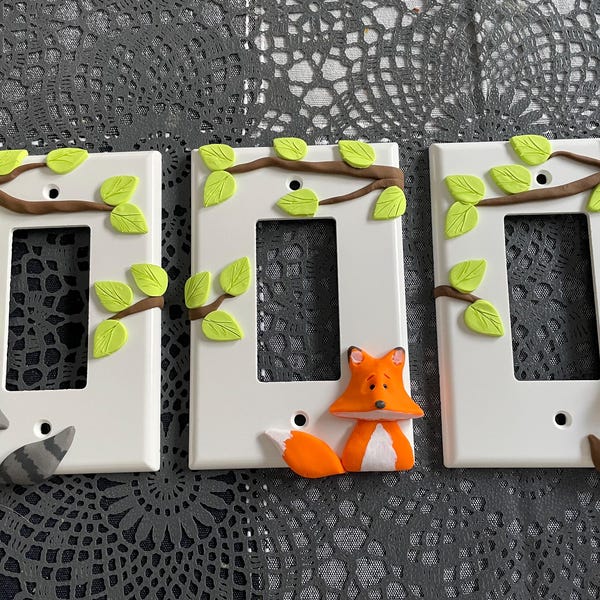 Kids Step Stool, Fox Step Stool, Wildlife Step Stool, Kids Foot Stool ...