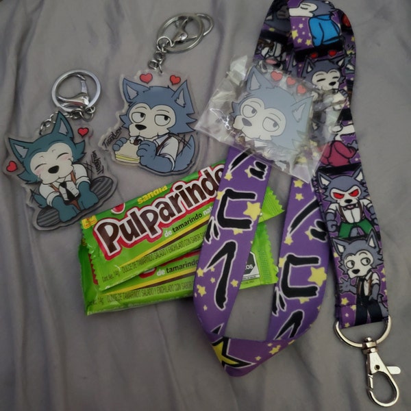 LEGOSHI LANYARD With Pin Beastars - Etsy