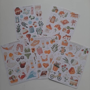 Sticker Sheet Happy Mail Stickers Letter Sticker Set Planner Sticker ...