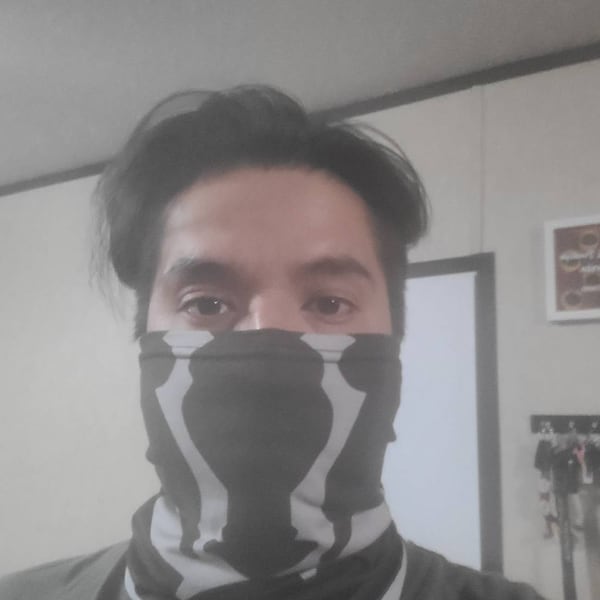 ANTI-MAGIC MASK Anime Mask Fantasy Neck Gaiter Japanese Inspired ...