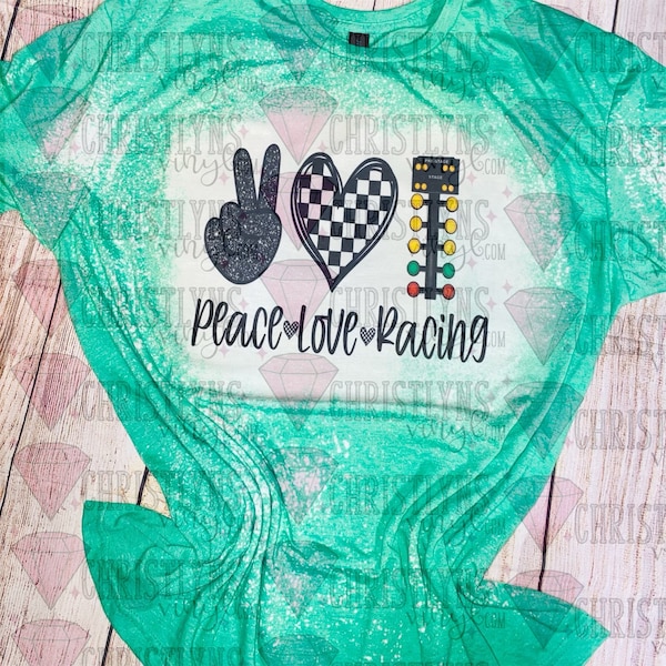Peace Love Drag Racing PNG File - Digital Download - Racing Sublimation ...