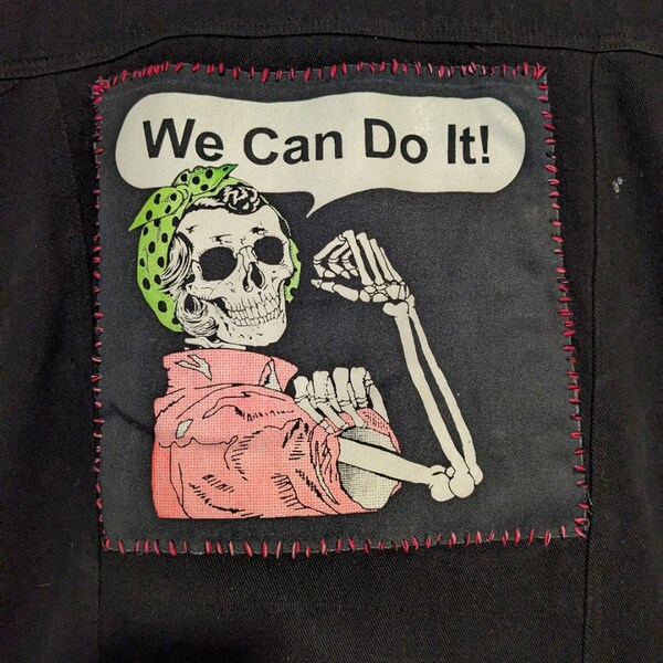 We Can Do It Back Patch | Sew on Patches for Jackets | Vintage Punk ...