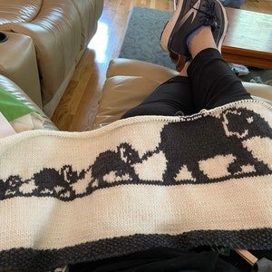 Elephant Pattern, Chart, Elephant Chart, Knit Pattern, Knit Elephant ...