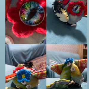 Set of 3 Handmade Sunflowers Crochet Sunflowers Applique - Etsy