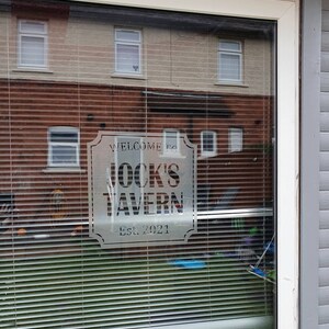 Personalised Beer Fridge / Window / Bar / Shop Window Decals - Etsy UK