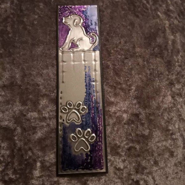 Hand Crafted, Embossed Pewter With Clock and Flowers, Size A6 - Etsy UK