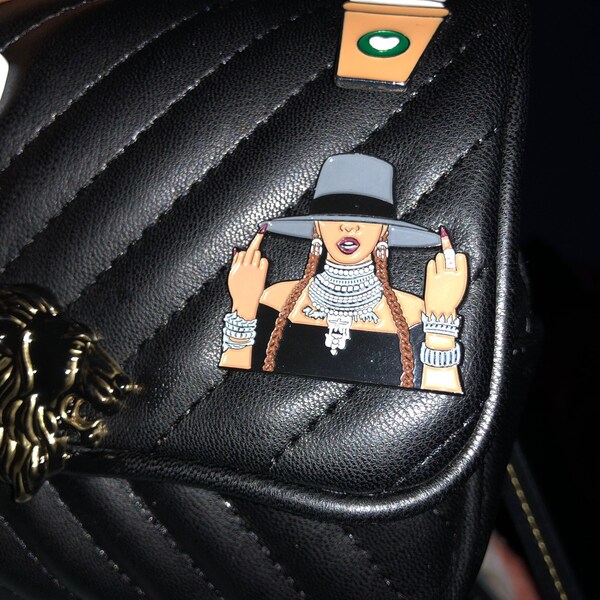 Middle Fingers up Enamel Pin, Cute Jewelry Pin, Cute Lapel Pins, Music ...